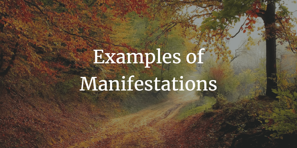 Manifestations Meaning